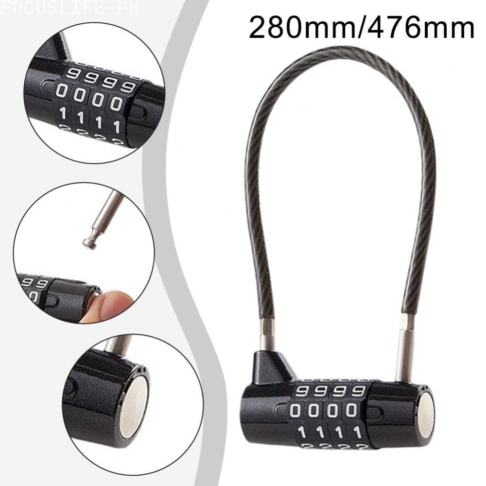 Keyless Combination Lock with 5mm Steel Cable for Gym and School ...