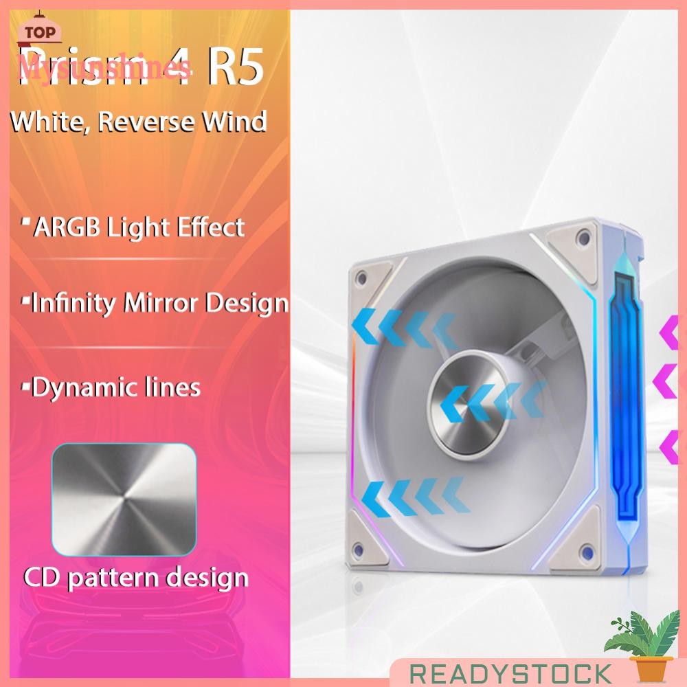 120mm PC Case Fan Infinite Mirror Effect 5V 3Pin ARGB Case Cooler Fan ...
