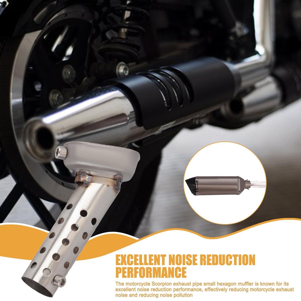 Exhaust Mufflers with Silencers Waterproof Noise Reduction Motorcycle ...