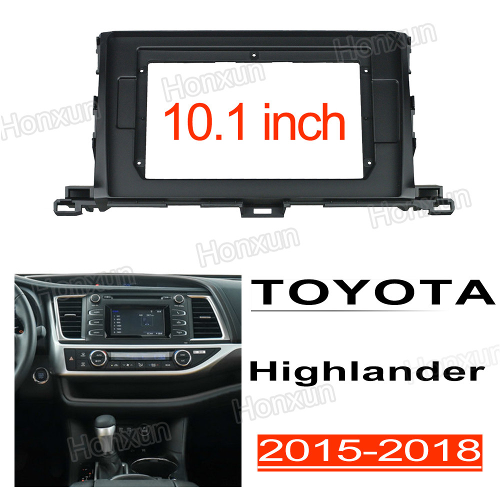 Honxun 10.1inch android head unit panel frame 2din stereo video bracket ...