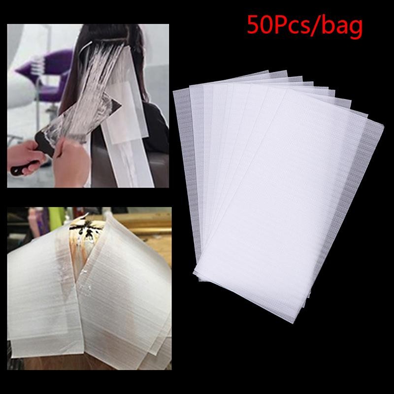 MYR 50Pcs Highlight Paper Hair Dyeing Sheets Reusable Hair Coloring ...