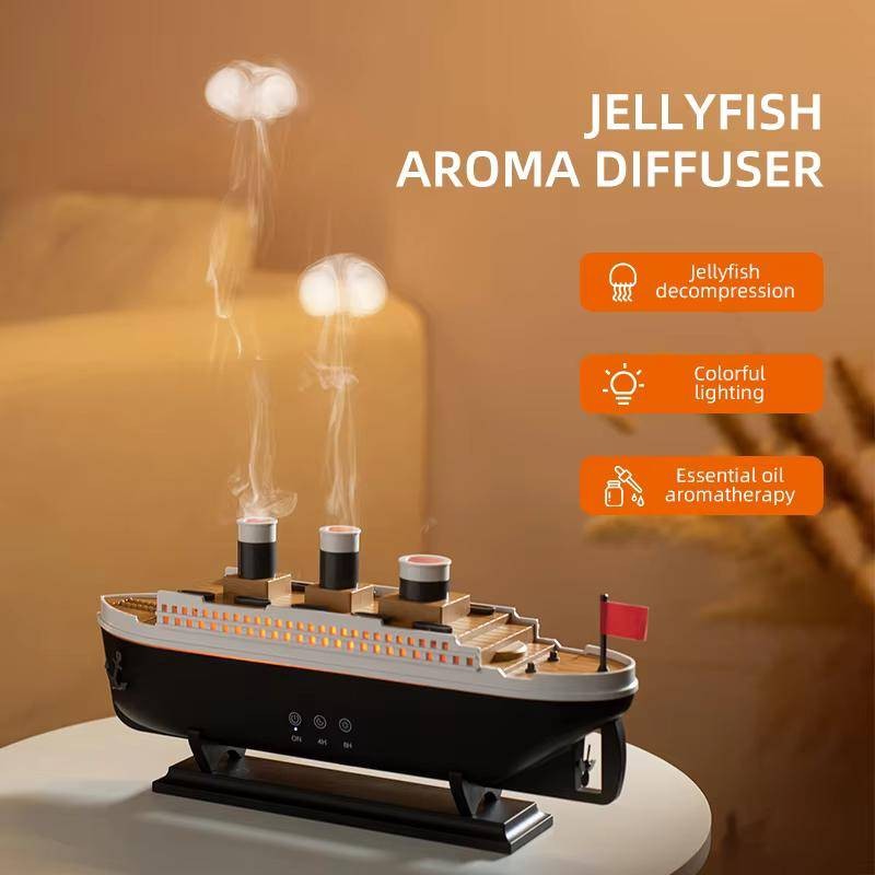 Luxury Ocean Liner Electric Aroma Air Humidifier Cruise Ship Model ...