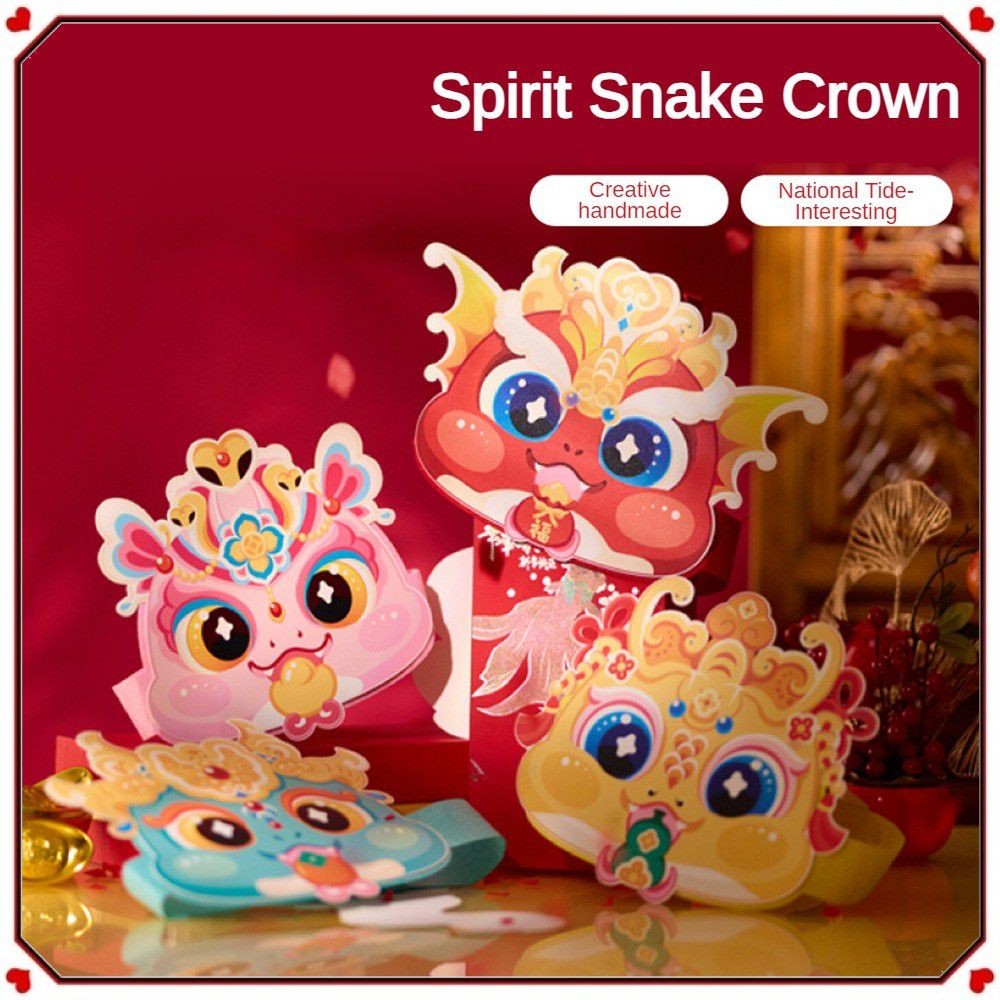 Chinese New Year Snake Hat Diy Kit Chinese New Year Decorations Toy ...