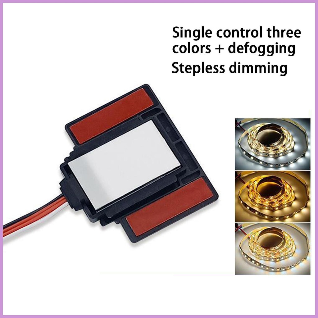 Touch Dimmer for Mirrors Light Mirrors Controller Stepless Light Dimmer ...
