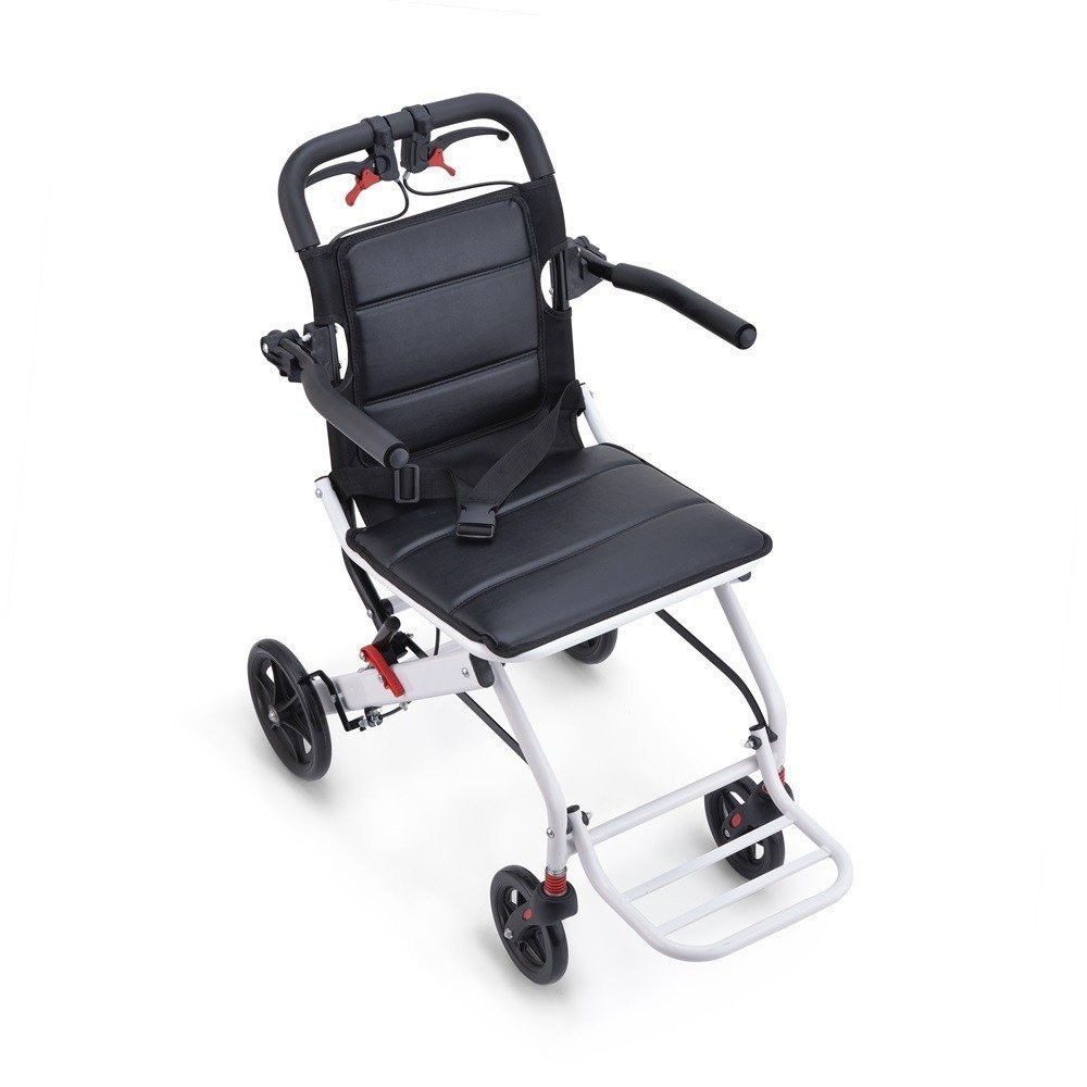 Aluminum Alloy Wheelchair Lightweight Folding Shock Absorber Wheelchair ...