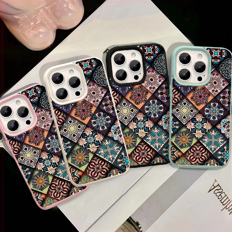 Personality Retro Totem Pattern Phone Case Compatible for IPhone 16 11 ...