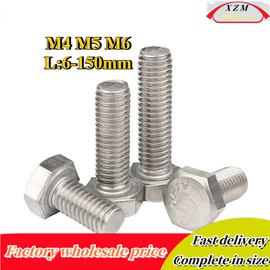 M4/m5/m6 SUS304 External Hexagon Bolt Extension Screw Stainless Steel ...