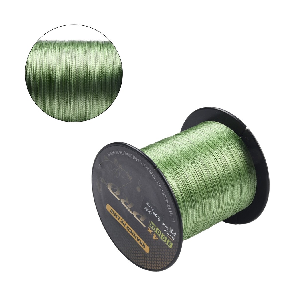 Fashionstyle 300M Braided PE Line 4 Strands Carp Multifilament Fishing ...