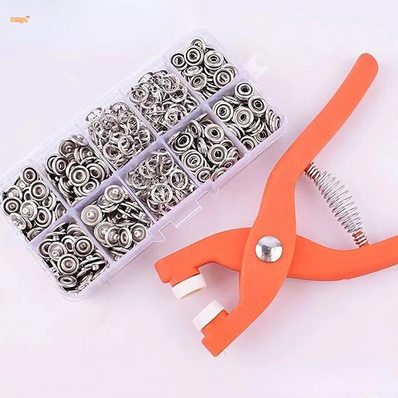 Sweet 50/100PCS Plier Tool Metal Sewing Buttons Five-claw Buckle Metal ...