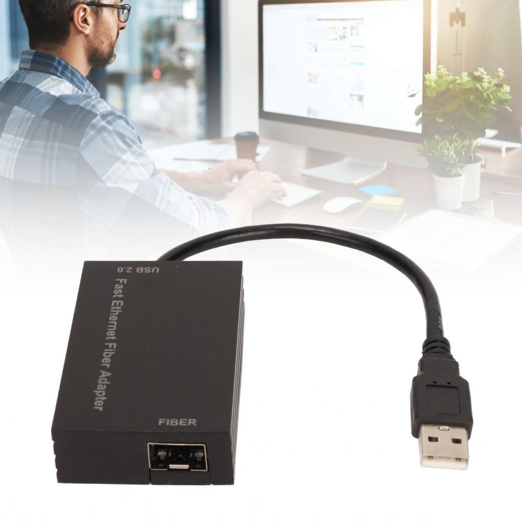 Ffggg Fast Ethernet Fiber Adapter Improve Efficiency 100M Server for ...