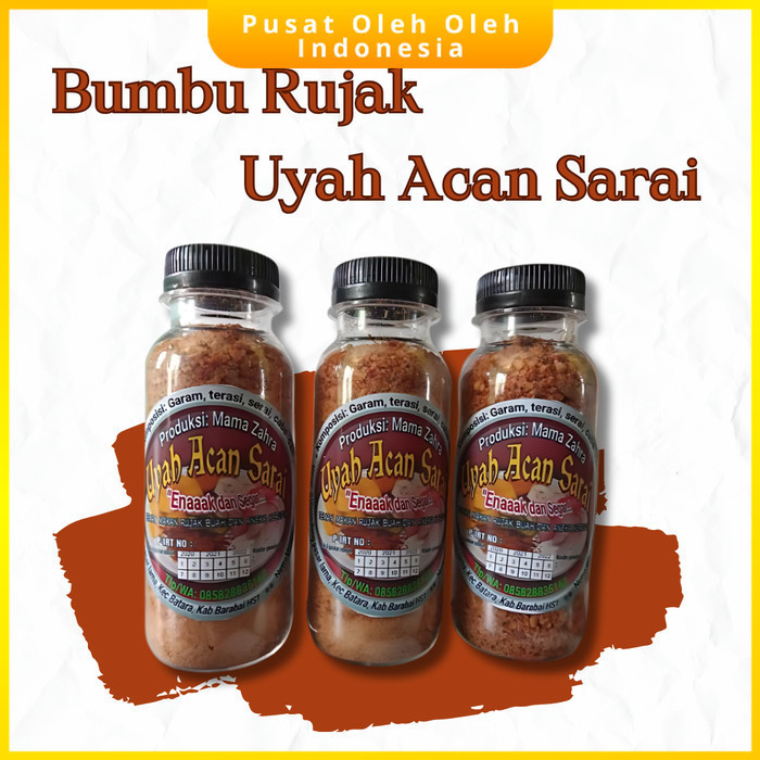 Uyah Acan Sarai Bumbu Rujak Roasted Typical of Kalimantan PO-IN ...