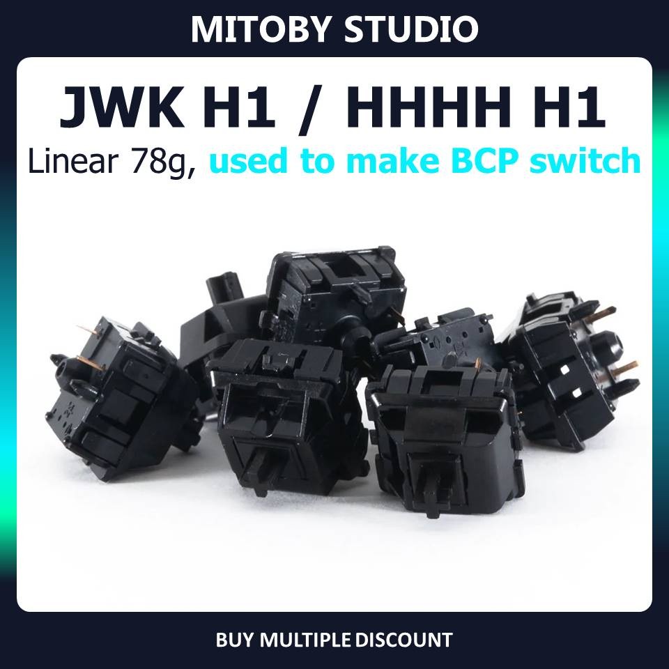 JWK H1 linear switch HHHH H1 mechanical keyboard switch to make BCP ...