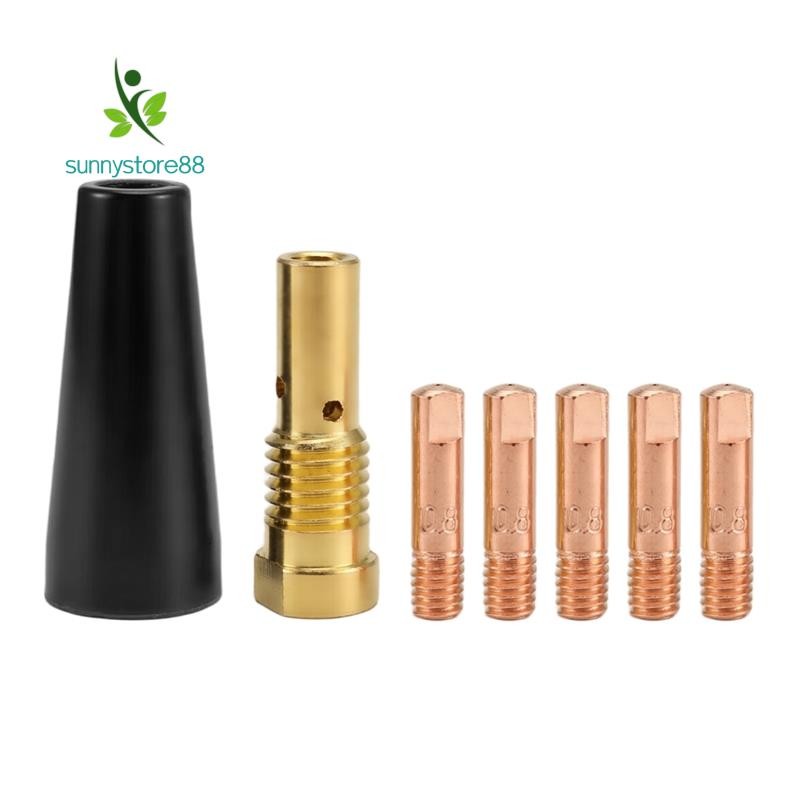 7Pcs/Set Gasless Nozzle Tips for FC90 Flux-Cored Wire Feed 0.8mm FC90 ...