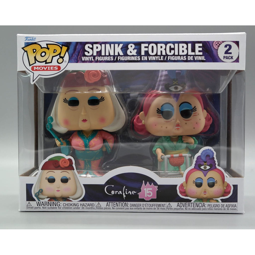 SPINK & FORCIBLE 2-Pack Coraline 15th Anniversary Funko Pop Movies ...
