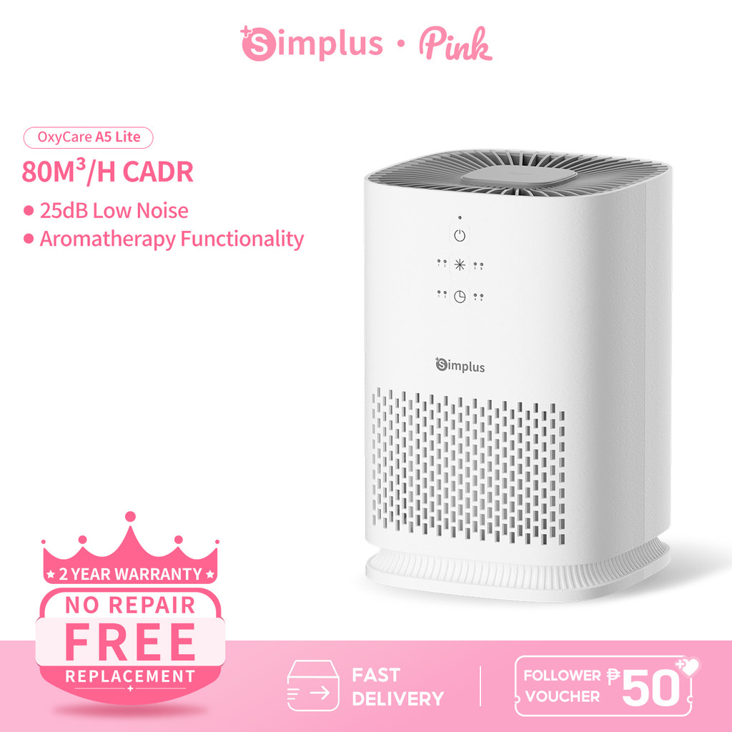 Simplus Air Purifier Mini Compact Desktop Bedroom Use HEPA H11 Filter ...