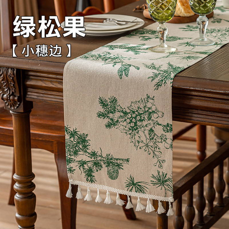 2025 New Style Table Runner Light Luxury High-End Household Imitation ...