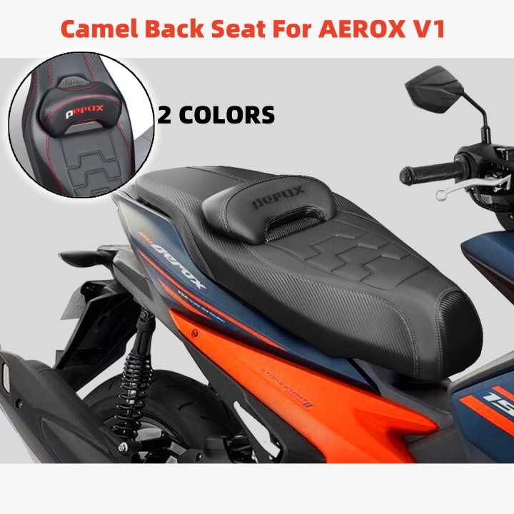 YAMAHA AEROX CAMEL BACK SEAT FOR V1/V2 ASSEMBLY WITH EMBROID LOGO ...