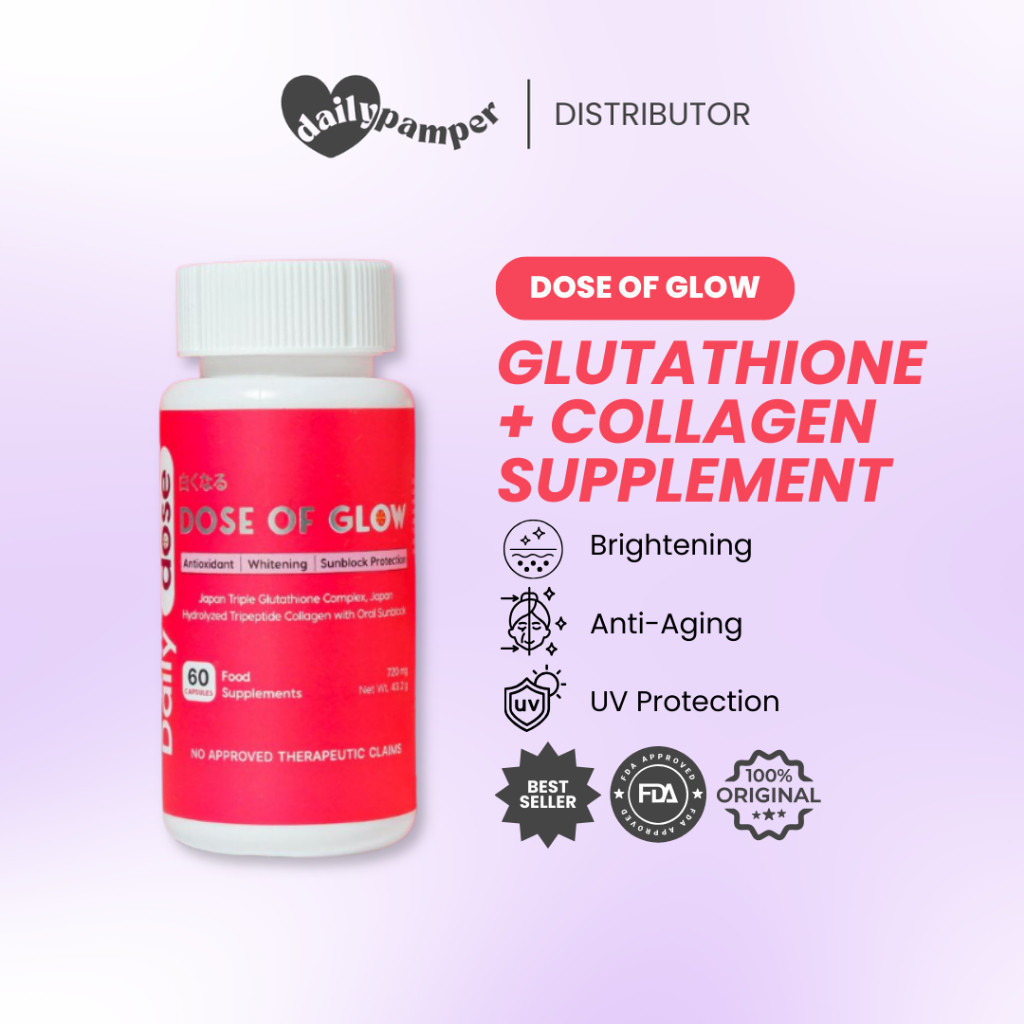 Dose of Glow Glutathione with Collagen Original by Daily Dose with S ...