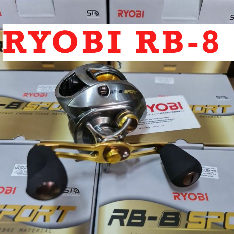 NEW RYOBI RB-8 SPORT Casting reel mesin bait casting kecil sesuai ...