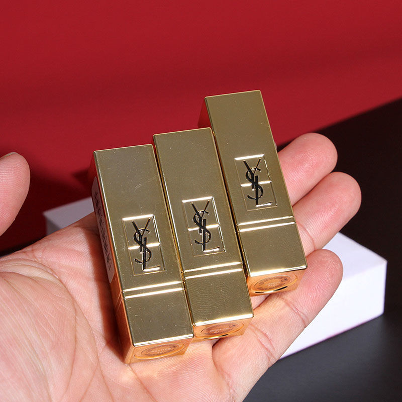 Color Rendering Natural YSL Saint Laurent Square Tube Pure Lipstick 1 ...