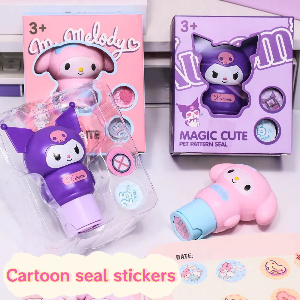Japanese Style Instagrammable Magic Stamp Stickers for Kids ...