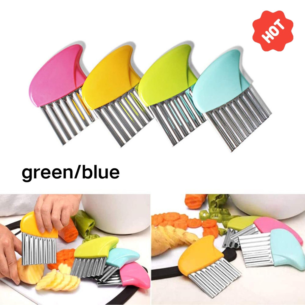 Potato Chips Fryer Stainless Steel Wave Knife Chopper Potato Knife ...