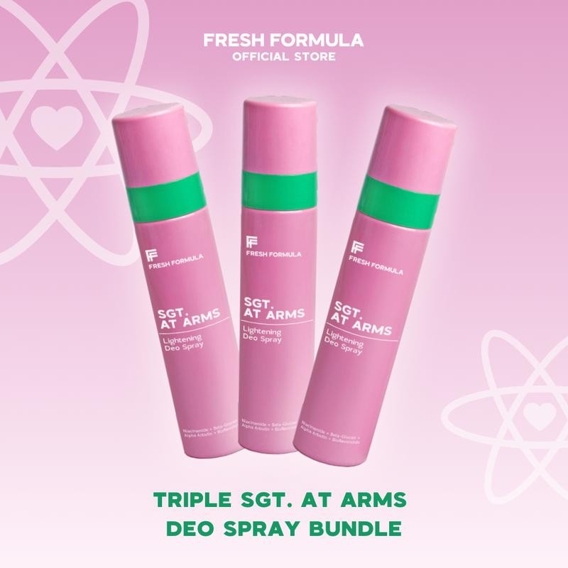 Fresh Formula Triple Sgt. At Arms Deo Spray Bundle | Shopee Philippines