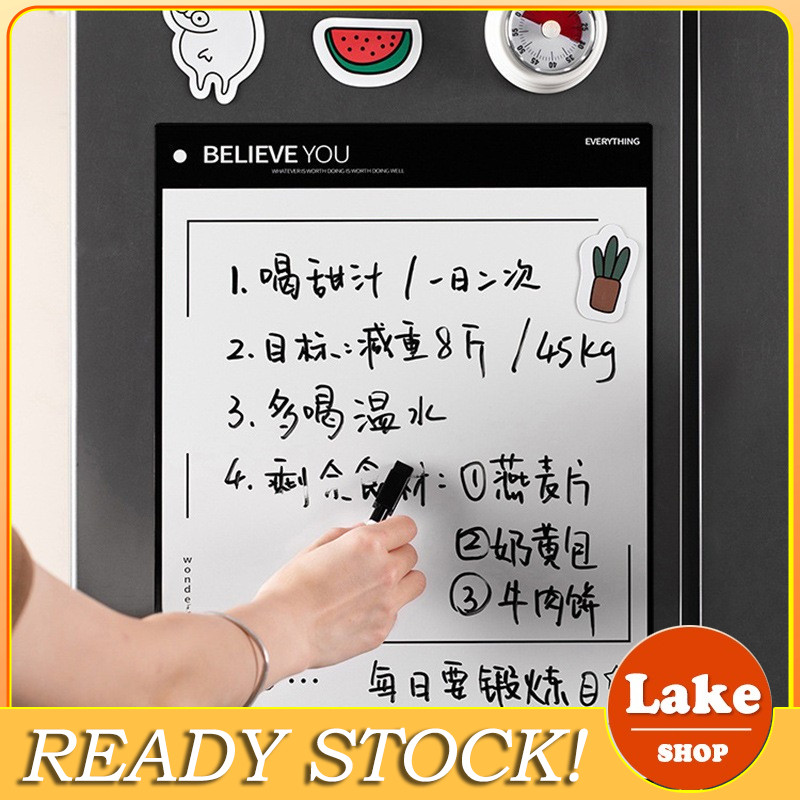 Magnetic Refrigerator Sticker Message Board Rewritable Drawing Board ...