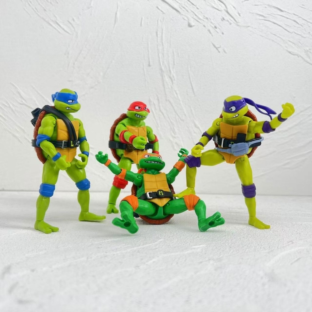 2025 Joint Movable Colorful Stars Ninja Turtles+McFarlane Weapon Pack ...