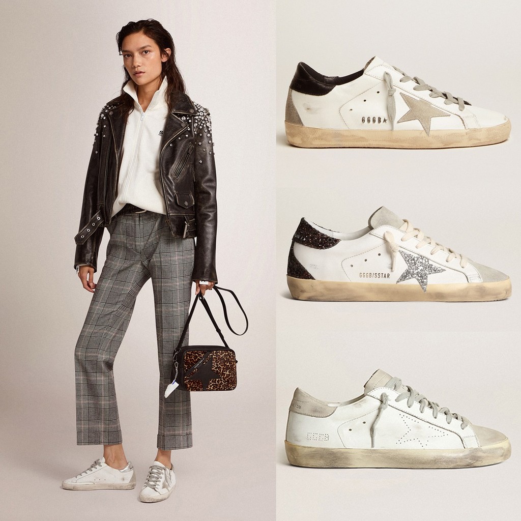 2025 GGDB Superstar Distressed Sneakers for Women Men Vintage Star ...
