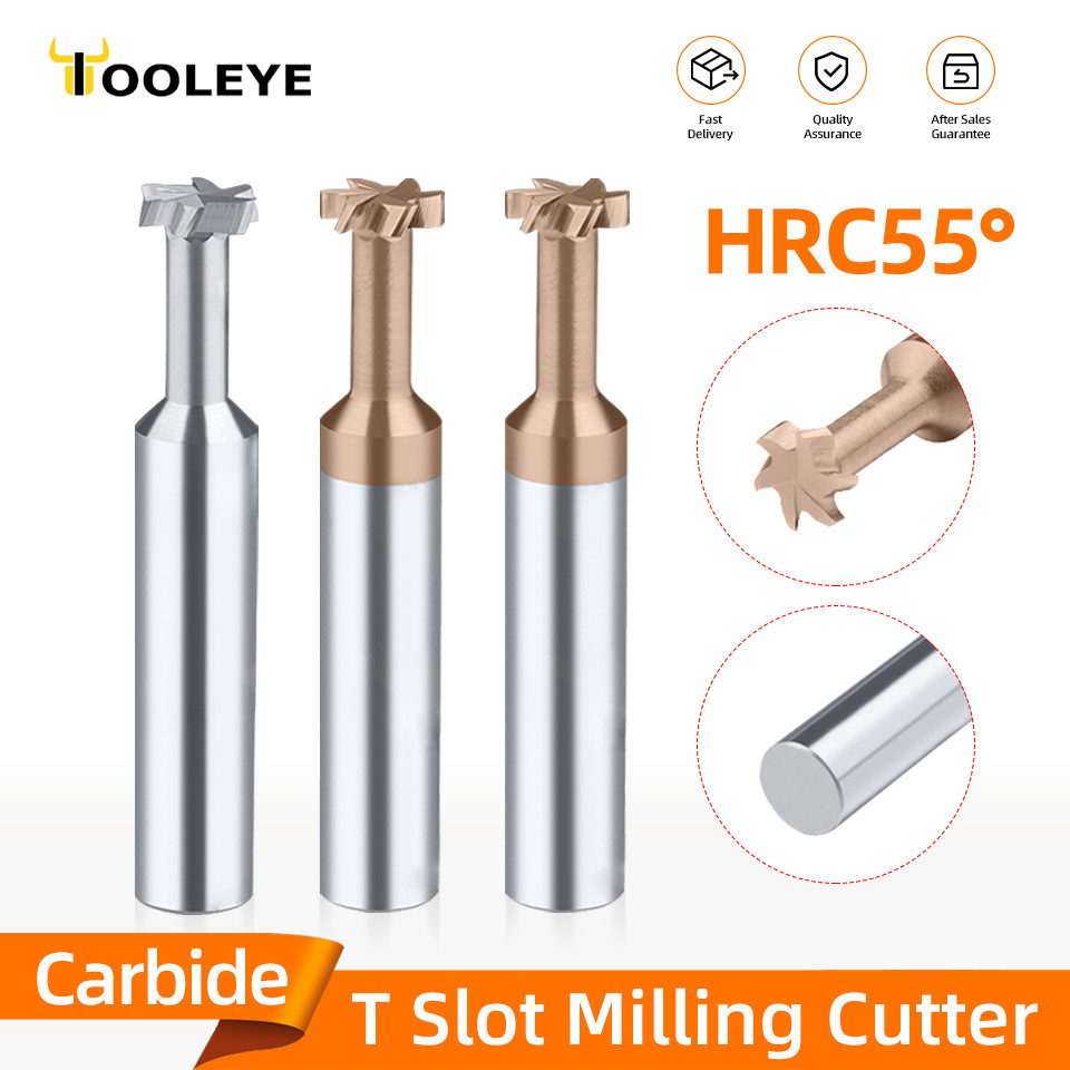 Tooleye Tooleye Carbide T Slot Milling Cutter CNC Tool Metal Aluminum Processing Tungsten Steel ...
