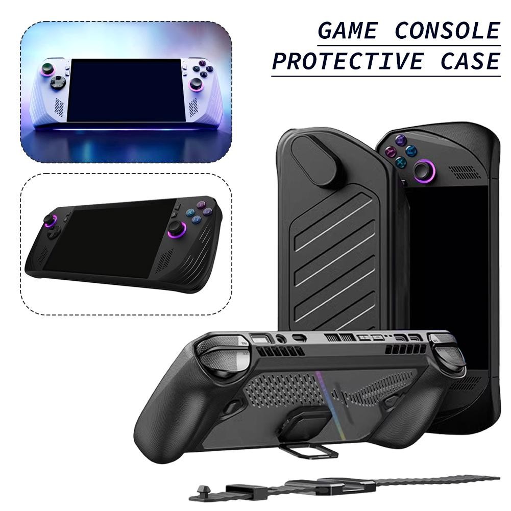 Protective Case For Rog Ally X With Detachable Front Shell Cover And Kickstand For Asus Rog Ally