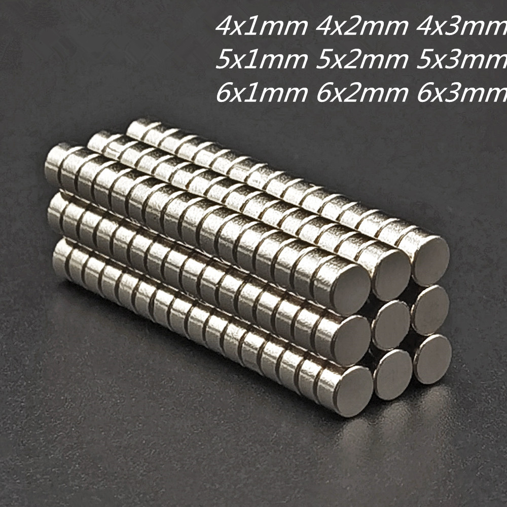 4x1 4x2 4x3 5x1 5x2 5x3mm Diameter Mini Round Magnet Small Super Strong ...