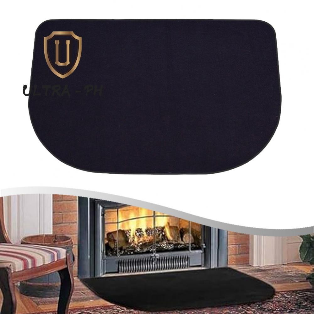 Hearth Area Protector Fire Resistant and Flexible Pad Size of 102x50CM ...