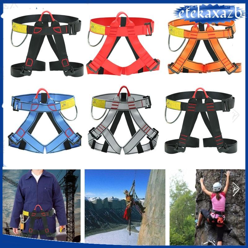 [etekaxazb] Climbing Harness Harness Caving Rock Climbing Rappelling ...