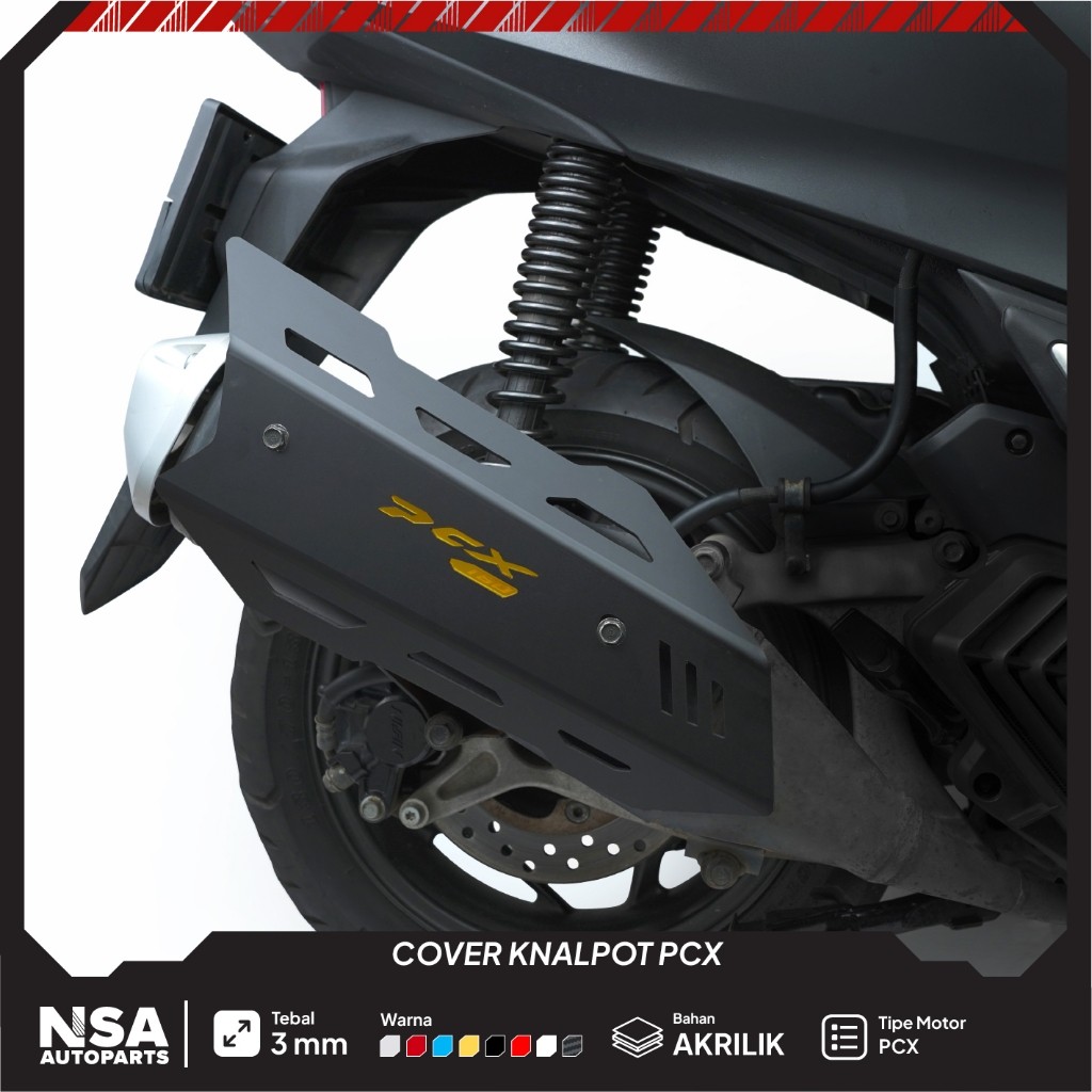 PCX 160 EXHAUST SHIELD PCX 160 EXHAUST COVER PCX 160 EXHAUST COVER ...