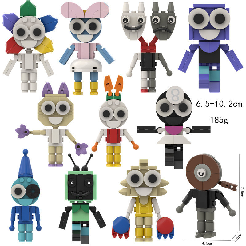 Dandy's World DIY Building Blocks Toy Doll Dandy Boxten Poppy Brightney ...