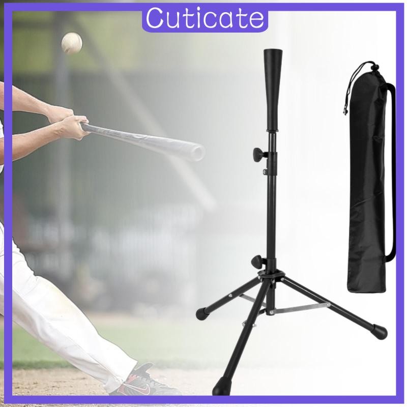[CUTICATE] Baseball Batting Tee Tripod Stand for Adults Teens Players ...