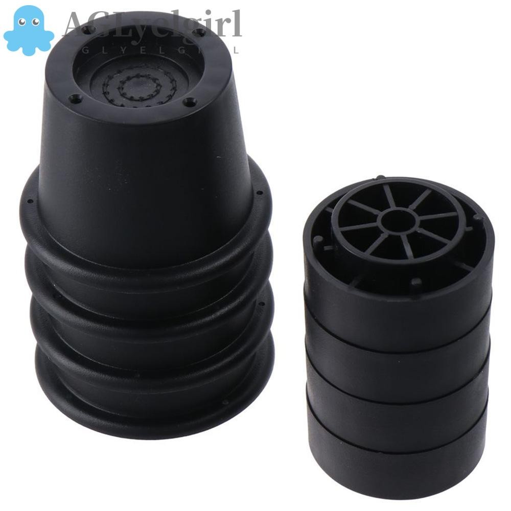 AGLYELGIRL 4Pcs Bed Risers, Adjustable Round Furniture Risers ...
