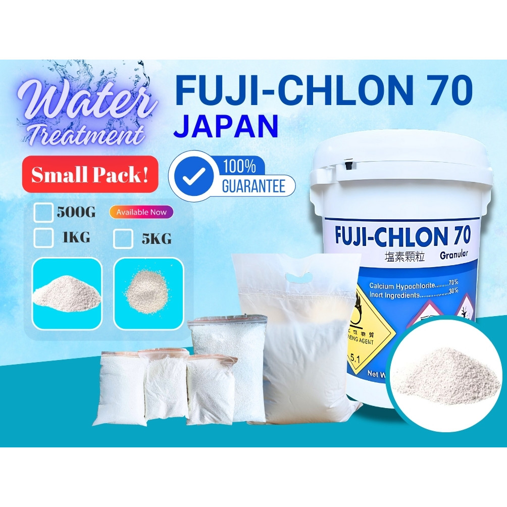Fujichlon Chlorine Repack 500g Sterilization water treatment | Shopee ...