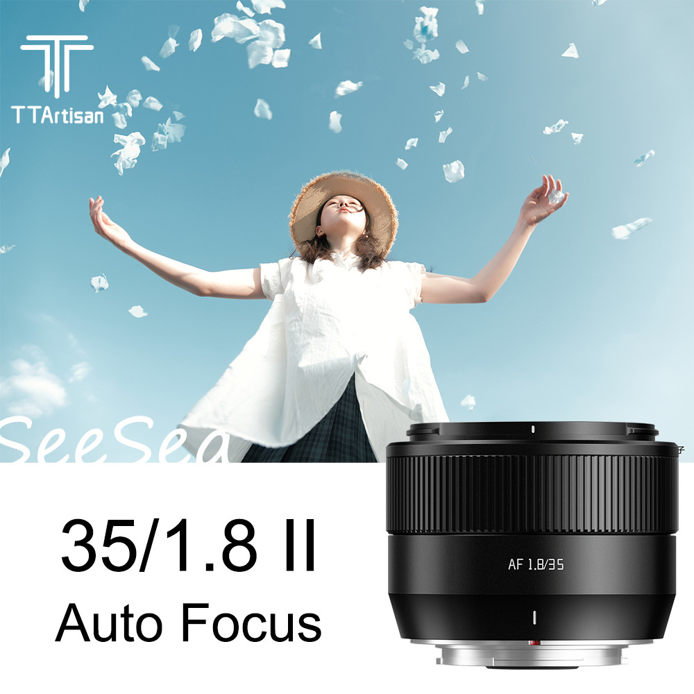 TTArtisan 35mm f1.8 II Auto Focus APS-C Lens for FX / Sony E Mount / Z Mount Mirrorless Cameras ...
