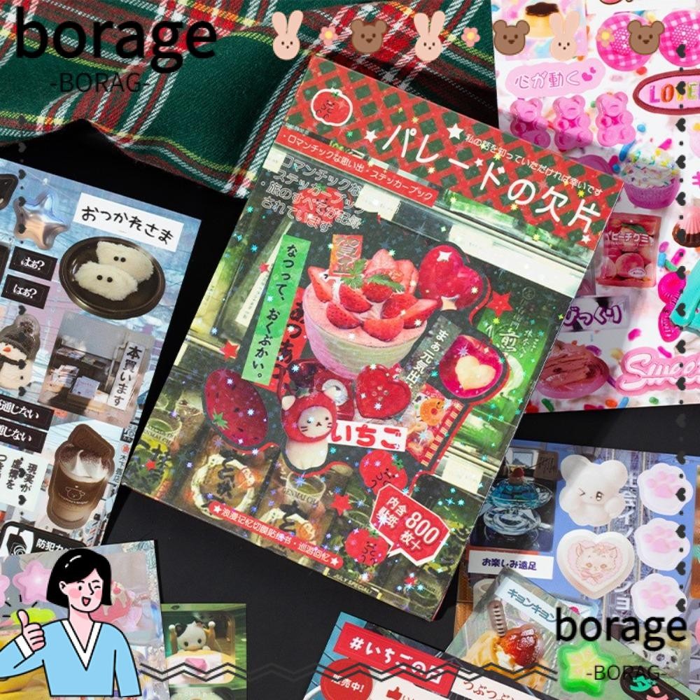 BORAG 45 Sheets Scrapbook Decorative Stickers, MINKYS Romantic Memory ...