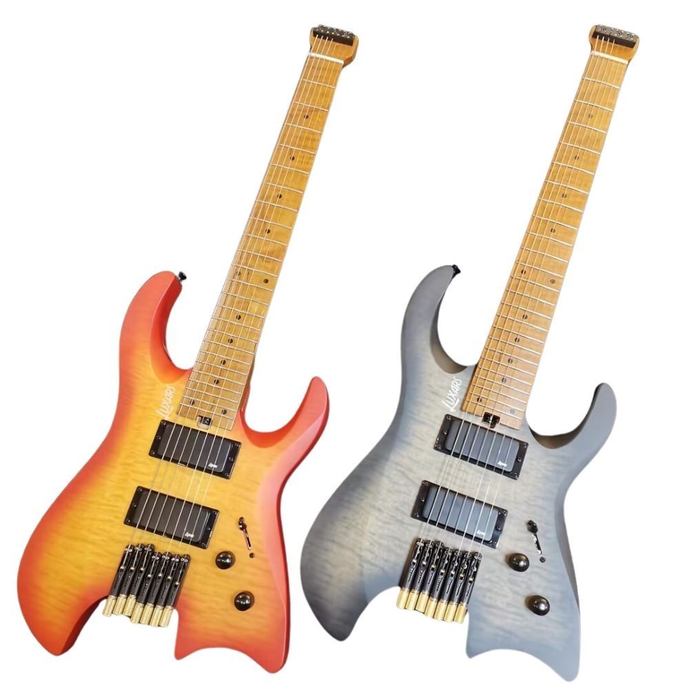 Luxars S-G63-7 Professional 7-String Headless Electric Guitar | Shopee ...