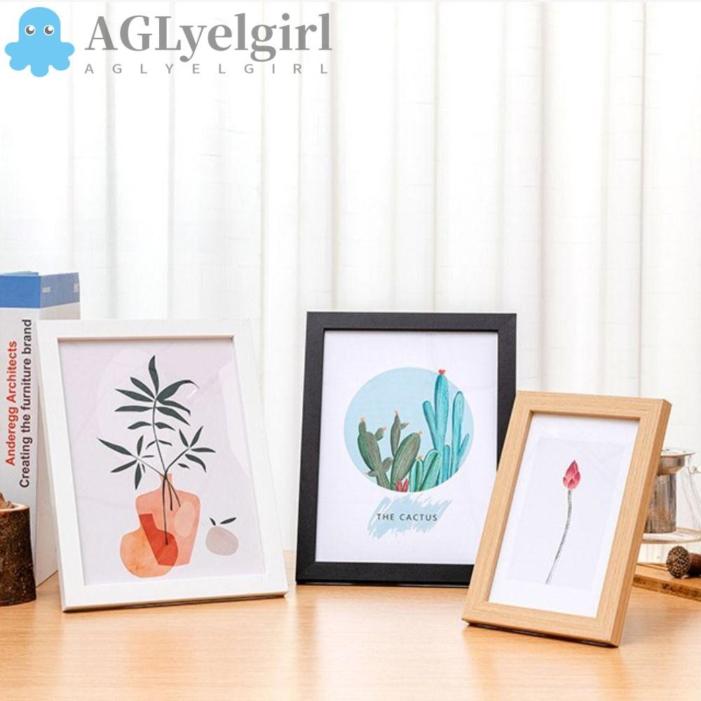 AGLYELGIRL Photo Frame, 6inch 8inch Picture Frame Stand, Useful Wooden ...