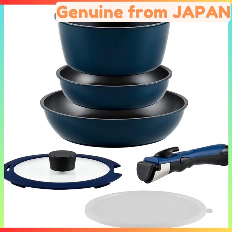 6-Piece IH Compatible Silkyware EZ Handle-Removable Top-Grade ...