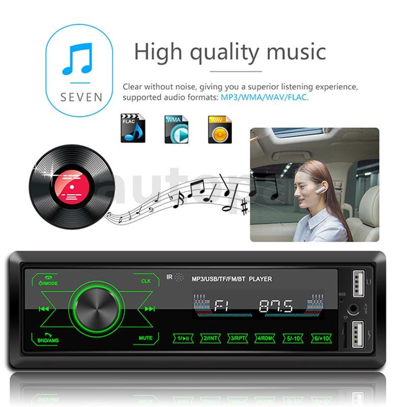 M10 1DIN Car Multimedia bluetooth MP3 Player In Dash AUX-in Radio ...