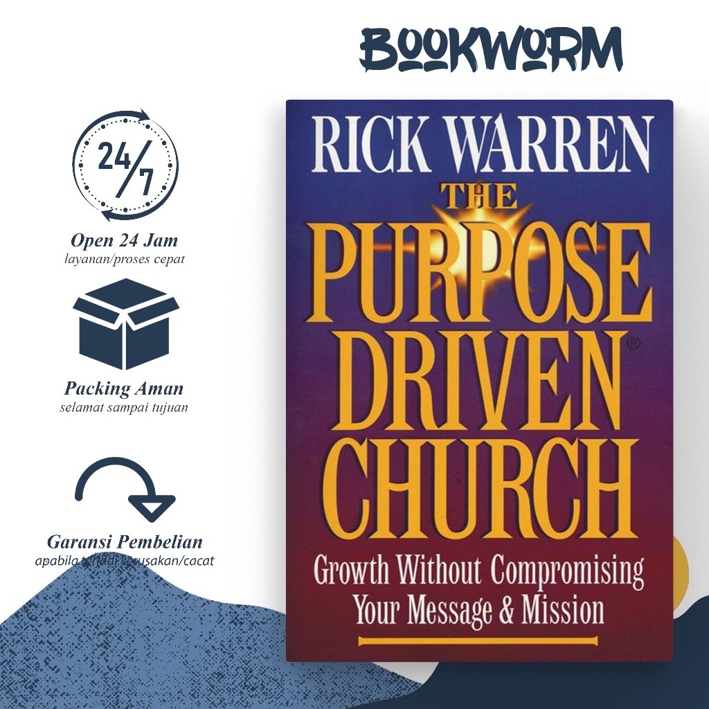 The Purpose Driven Church by Rick Warren (English) | Shopee Philippines