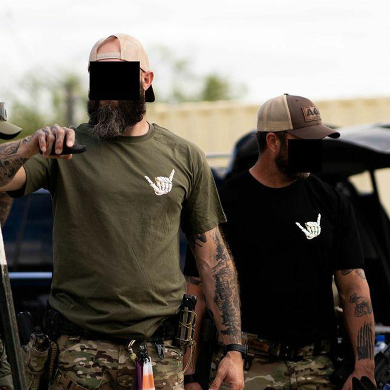 Hardman Club Tactical Gestures Military Style Short Sleeve T-shirt ...