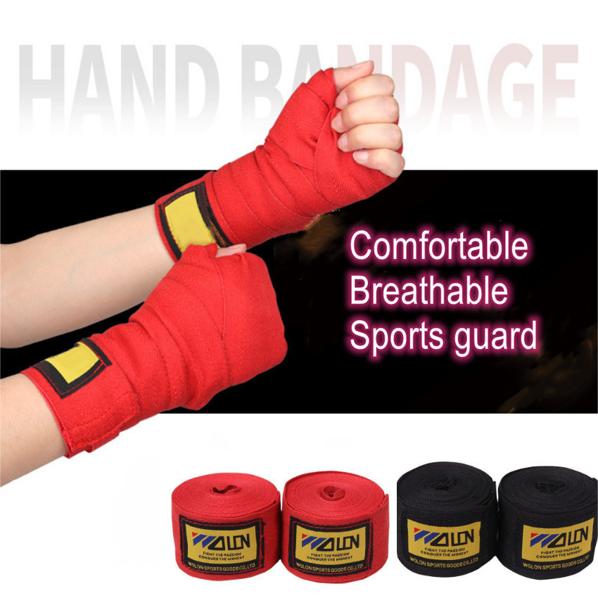 3M/5M Boxing Training Bandages Cotton Sports Bandages Sanda Kick Boxing ...