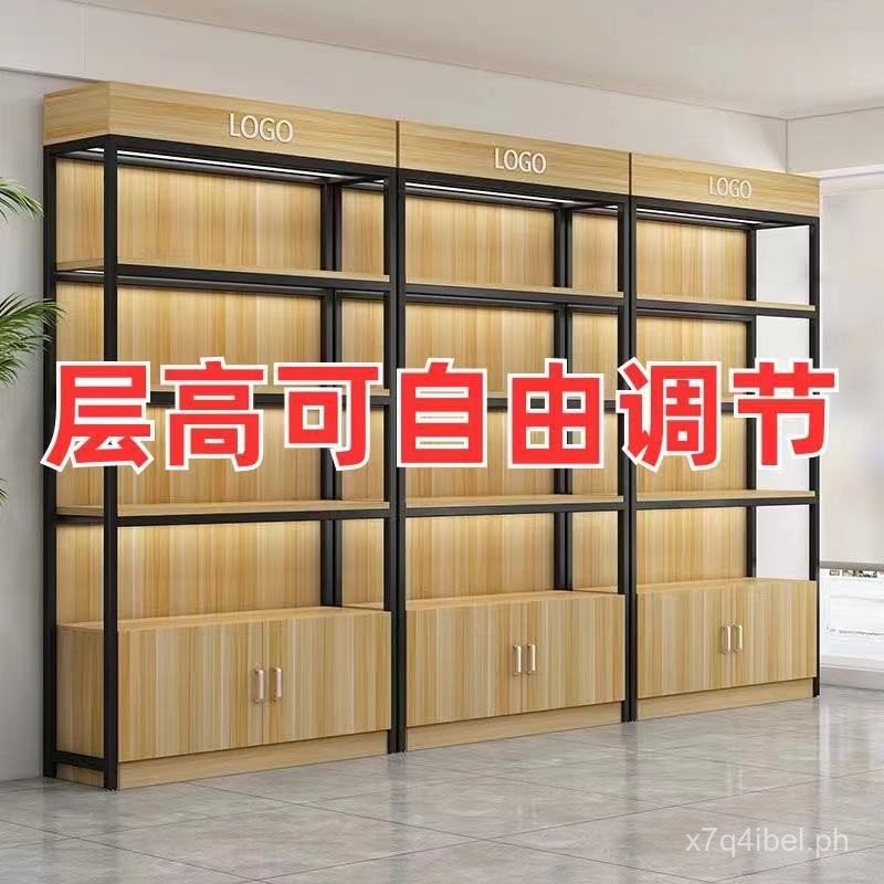 Shelf Display Cabinet Supermarket Shelf Multi-Layer Sample Display Rack ...